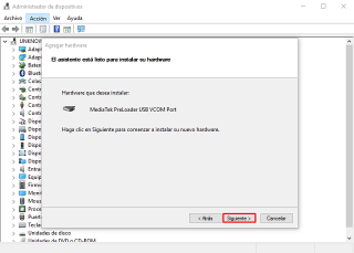 🥇 Cómo instalar driver MTK preloader y VCOM USB