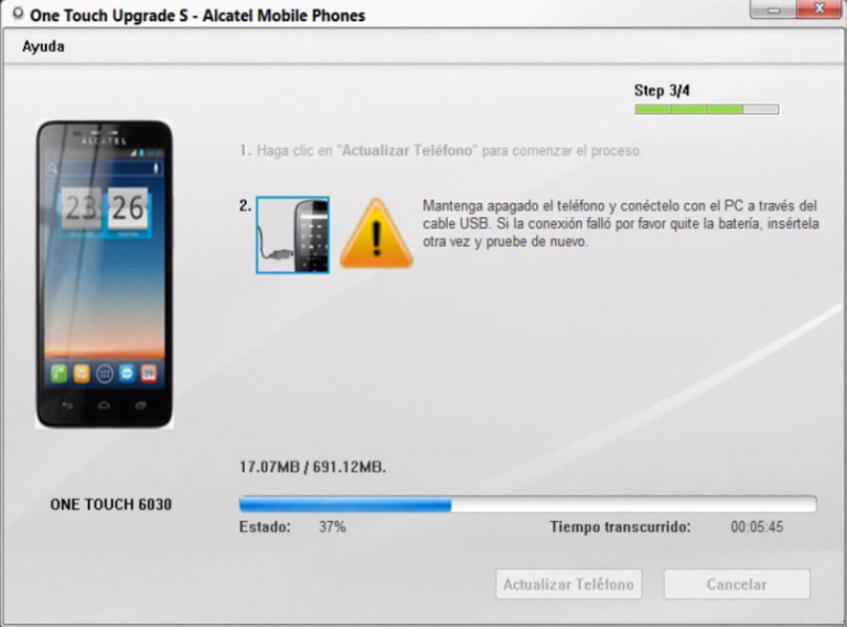 🥇 Cómo revivir o actualizar cualquier Alcatel One Touch