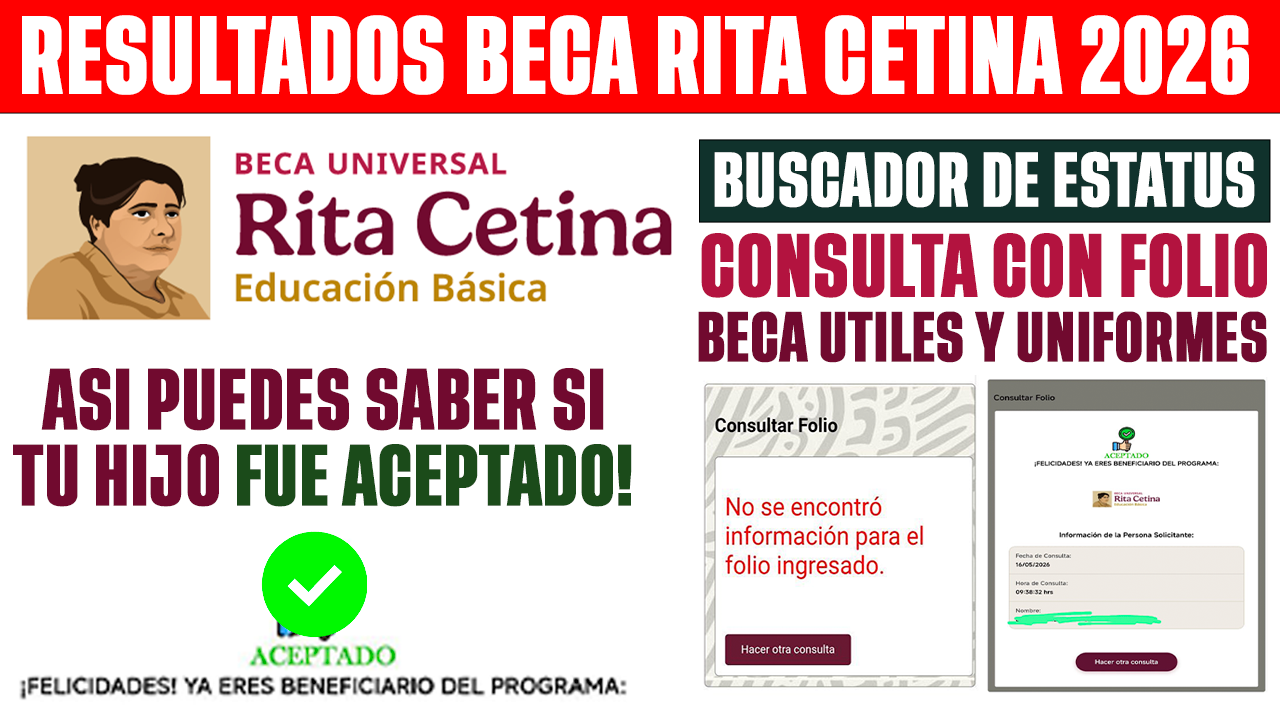Resultados Beca Rita Cetina 2026 Primaria Así Sabes Si Tu Hijo Ya